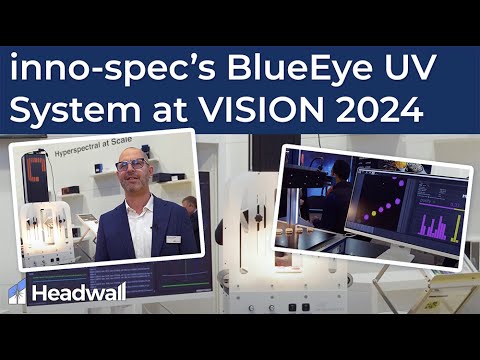 inno-spec shows the unique hyperspectral UV scanning system with BlueEye sensor at VISION 2024