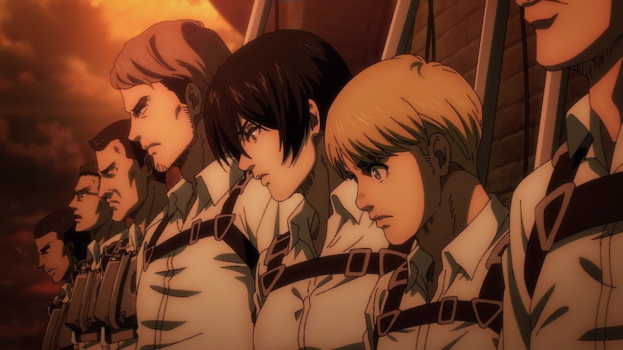 Survey Corps vs Titans Full Fight! Attack On Titan Final Season Episode 22 