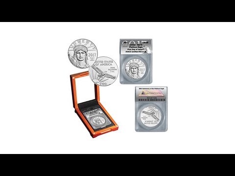 2017 MS70 ANACS FDOI LE of 36 DCAM $100 Platinum Eagle