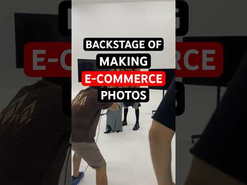 What does e-commerce photo creation look like. #ecommerce #backstage #models