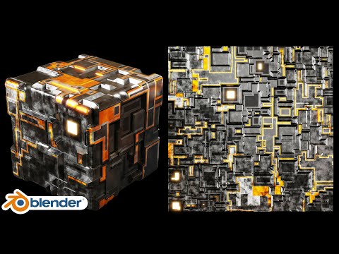 Procedural Sci-Fi Metal (Blender Tutorial)
