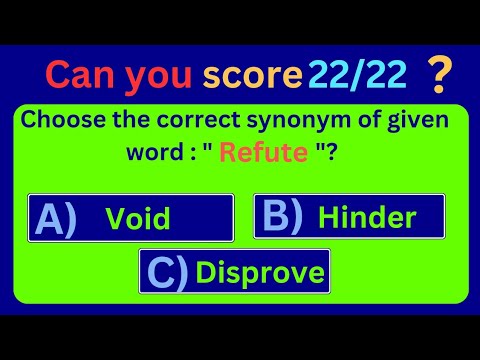 Synonyms Quiz|english tests and logical reasoning |Advanced antonyms quiz|English opposite word quiz