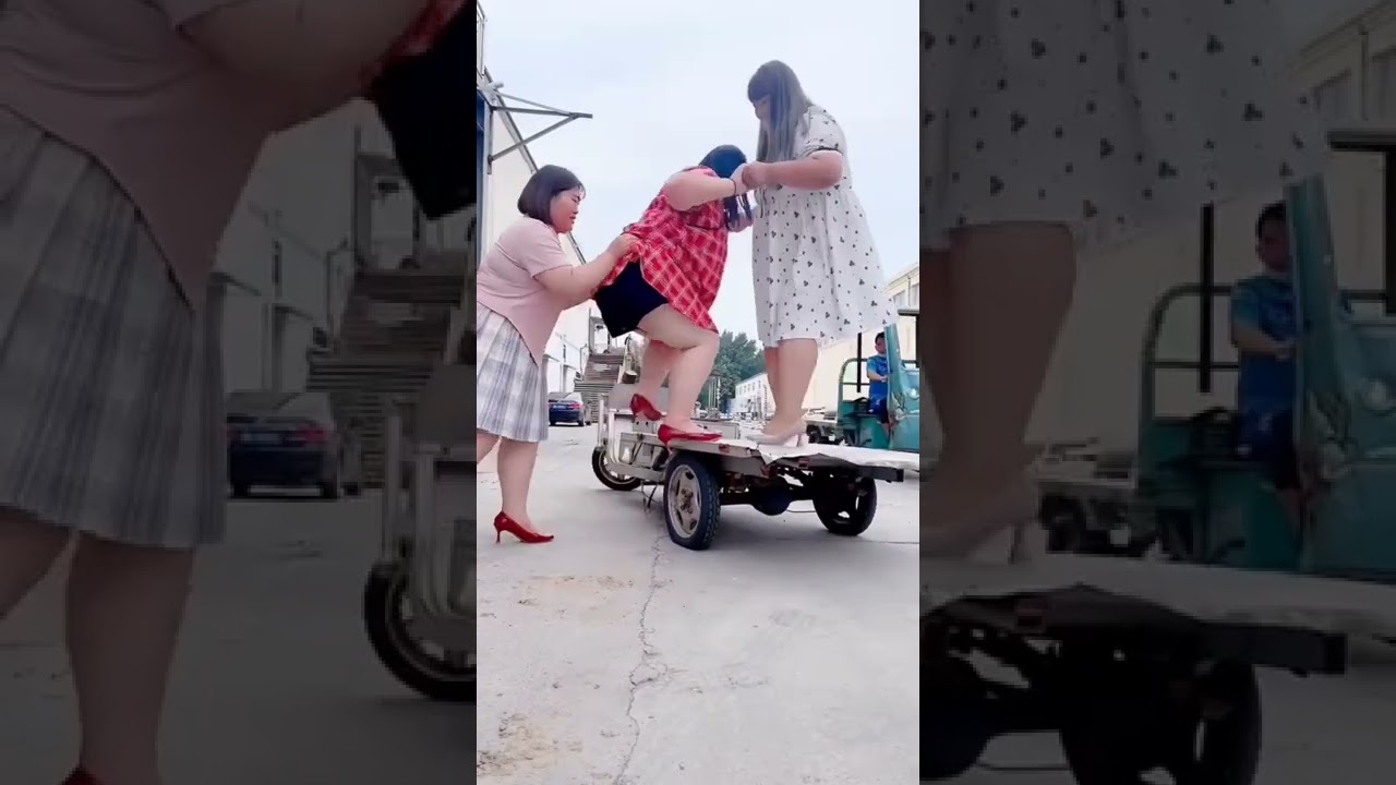 😱fat woman challenge with vehicle | #shorts #ytshorts #viral #trending #fatwomen