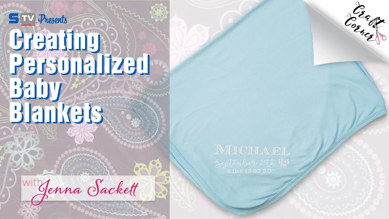 Create a Custom Baby Blanket with a Silhouette Cameo | Craft Corner