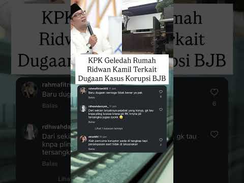 Rumah Ridwan Kamil Digeledah KPK #ridwankamil #trending #shorts #fyp #korupsi #beritaterkini #viral