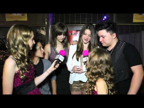 Sir Castanon Aaron Landon Britt Flatmo Brieanna James Interview at the One Warm Night Premiere