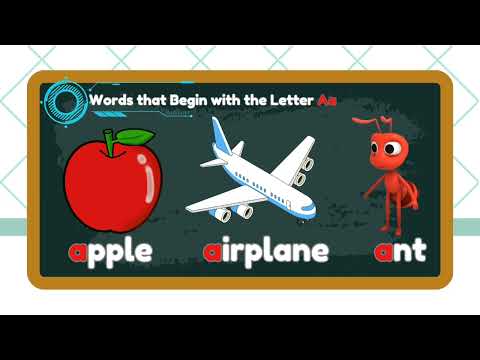 Words that Begin with the Letters| English Alphabet| Phonics word