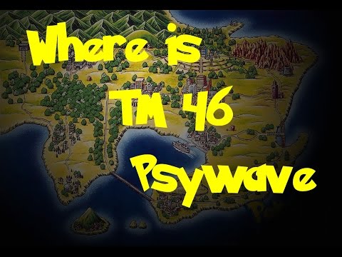 Where Is: TM 46 - Psywave (Pokemon Blue/Red/Yellow)