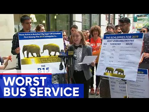 Commuter group names annual Schleppie, Pokey awards for poor bus service