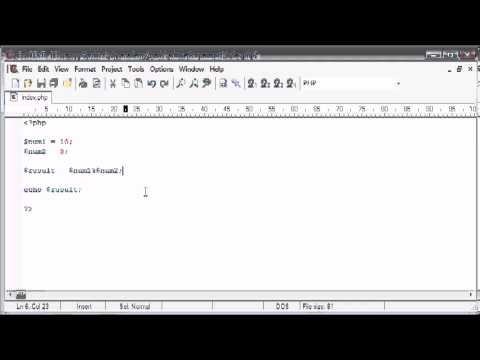Learn PHP Tutorial Arithmetic Operators - Mind Luster