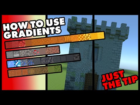How to use colour gradients to level up your minecraft builds!