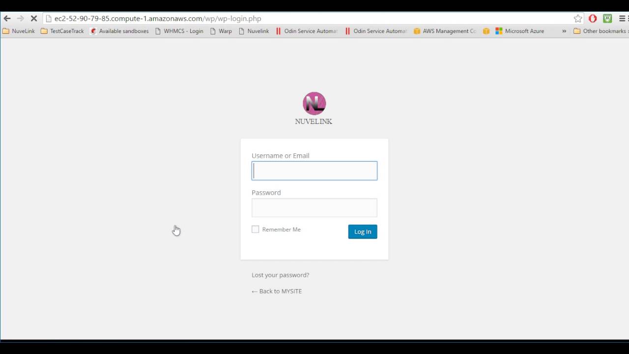 AWS - Requesting a WordPress VM integrated with GitHub