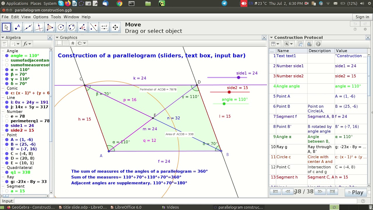 Tutorial 6   Construction protocol