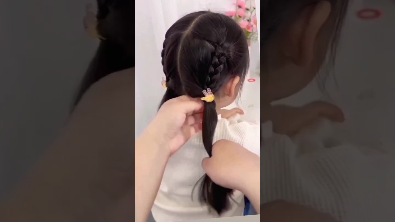 baby hairstyle! cute hairstyles for baby girl! #hairstyles #babyhairs #youtubeshorts #cutehairstyle