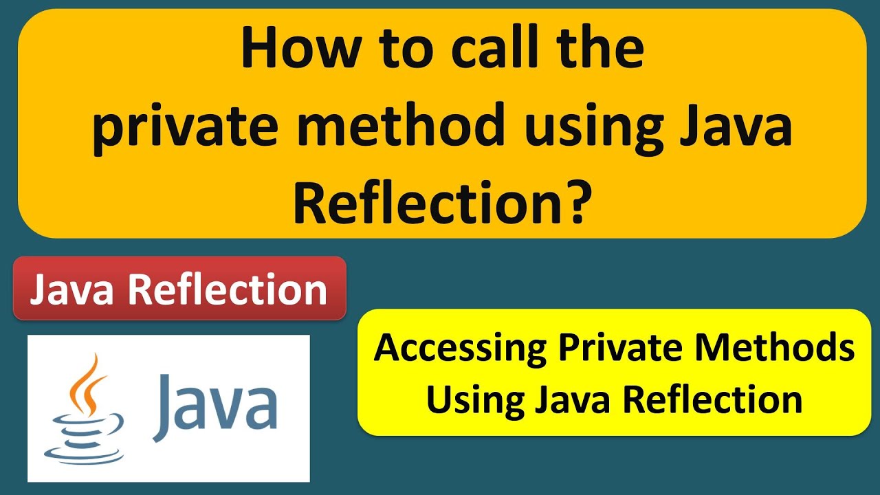 How to call the private method using Java Reflection? | Reflection in java