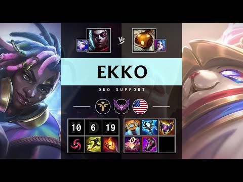 Ekko Support vs Bard - NA Master Patch 25.10