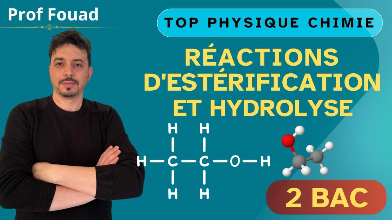 Esterification and hydrolysis writings 2 bac