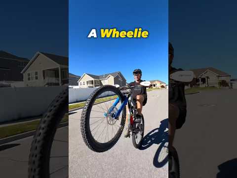 HOW to WHEELIE on MTB