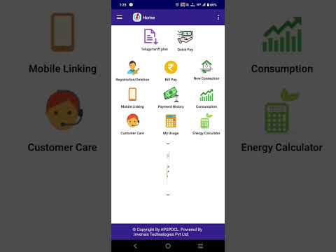 Electricity Bill Payment Simple easy and fast Southern Power App Tour by APSPDCL.