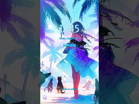 Colorful beach cat girl [TORY]