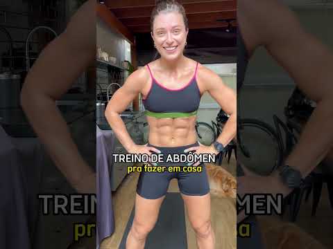 TREINO DE ABDÔMEN PRA FAZER EM CASA! NÍVEL INICIANTE