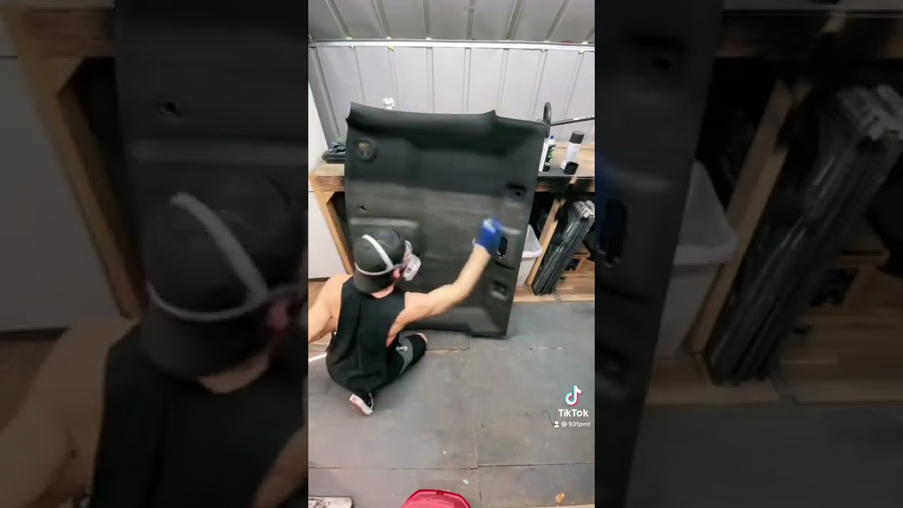 Dying my headliner with duplicolor!