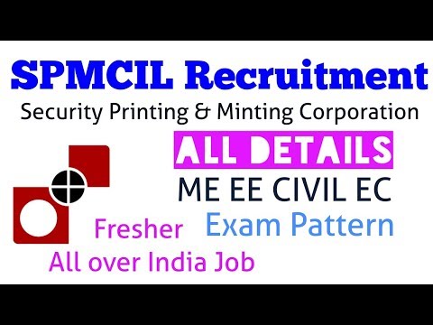 Minting & Printing Corporation Of India Ltd. (SPMCIL )Recruitment