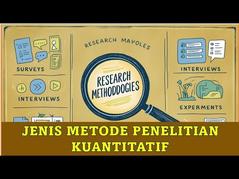 JENIS METODE PENELITIAN KUANTITATIF