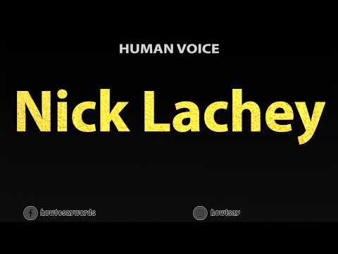 How To Pronounce Nick Lachey