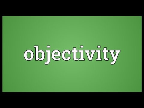 Objectivity Meaning