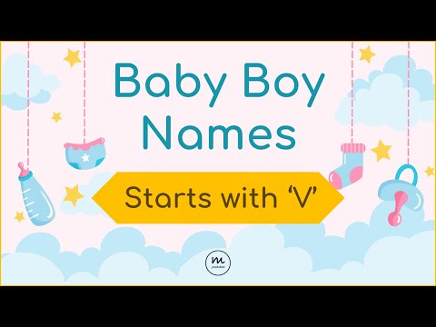 Baby Boy Names Starts With V | V se baby boy names | Letter V names for boy | #babyboyname2025 #baby