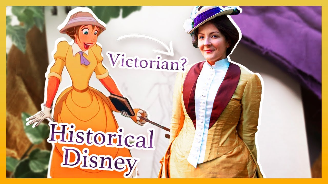 Making a Historically Accurate Disney Jane Porter | Victorian, 1880s, sewing vlog II