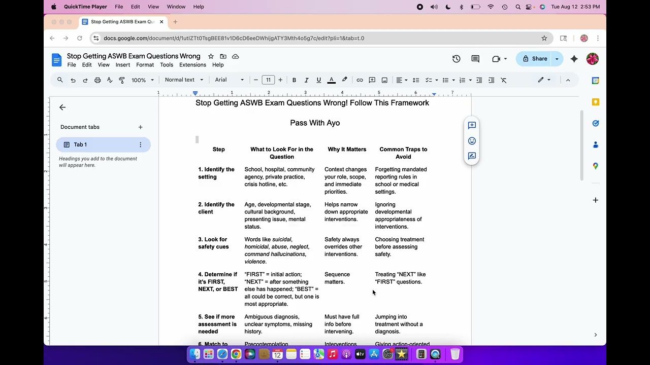 How To Stop Getting ASWB Exam Questions Wrong! Follow This Framework