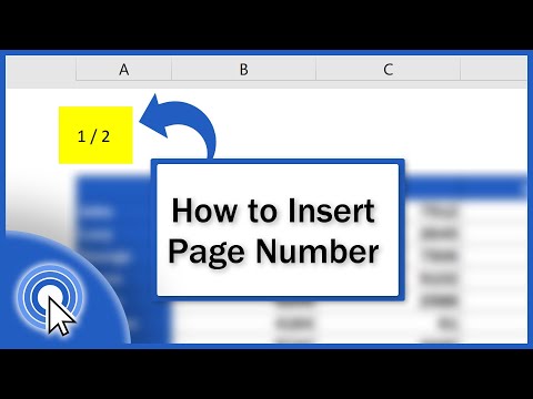 How to Insert Page Numbers in Excel (in the Header or Footer)