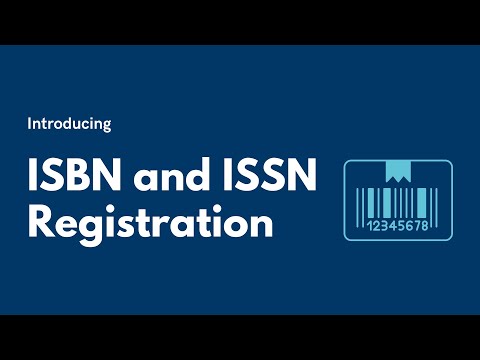 ISBN and ISSN Registration  Service