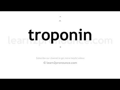 How to pronounce Troponin | English pronunciation