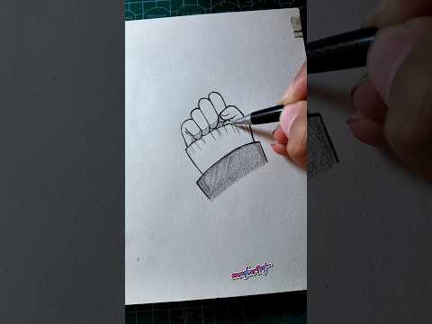 How To Draw Anime Hand #shorts #anime #drawing #anime #howtodraw