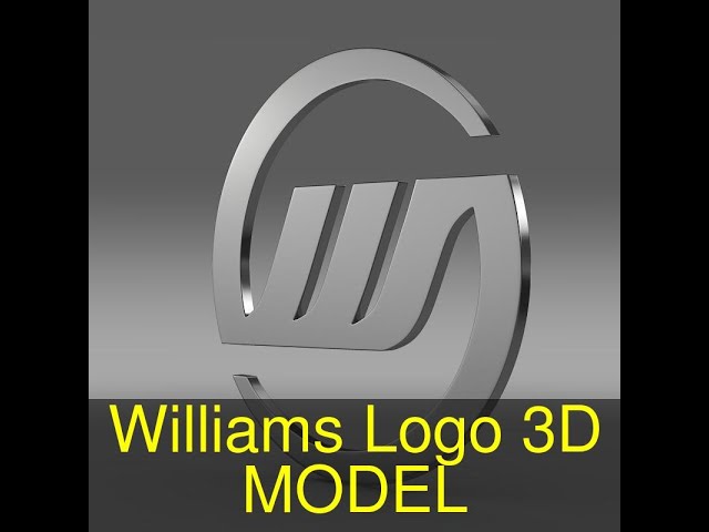Williams Logo 3D Model - FlatPyramid