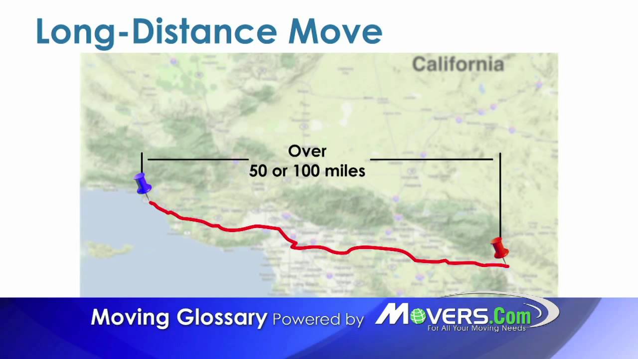 Long Distance Move - Moving Glossary - Movers.com
