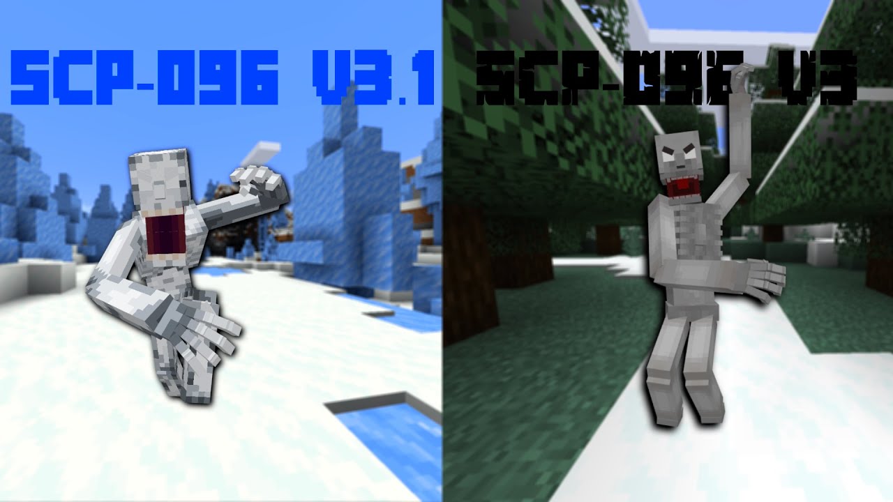 Scp 096 v3.1 Vs v3 | Minecraft