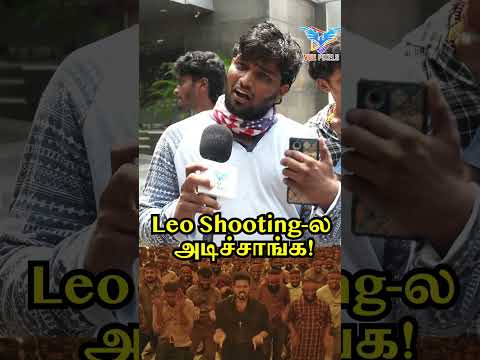 Leo Shooting - ல அடிச்சாங்க 😨 #veepixels #leo #salaryissue