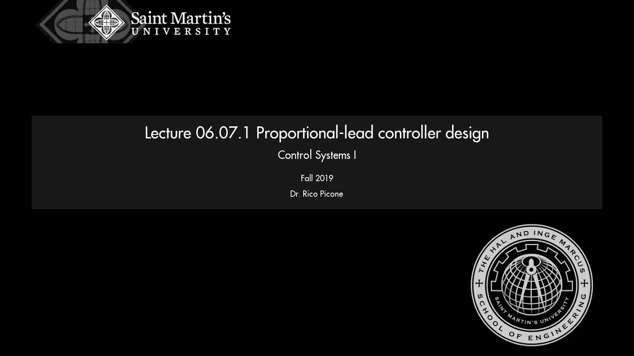 06.07.1 Proportional-lead controller design