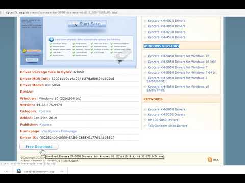 Kyocera KM-5050 Drivers for Windows 10 (32bit|64 bit) 44.32.875.9474