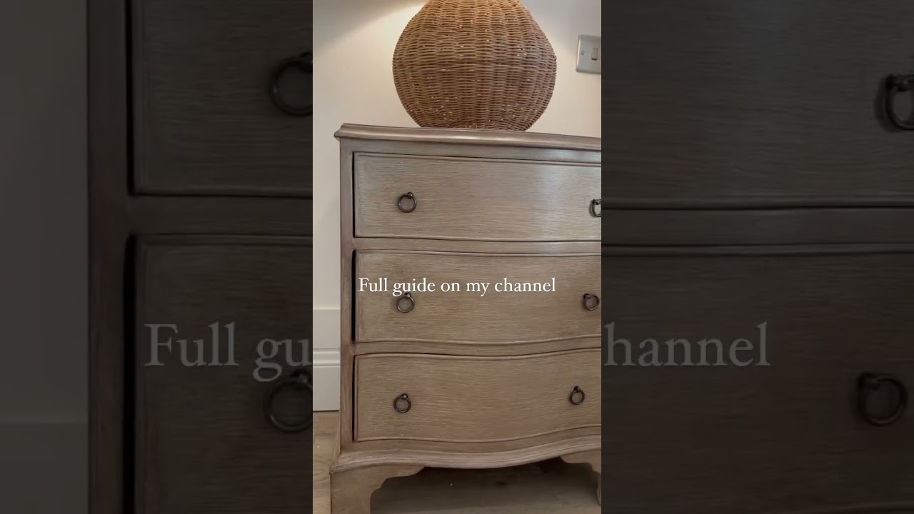 Pottery barn DUPE - My Oak Paint Effect Easy Guide - DIY Hack - Looks Like Wood