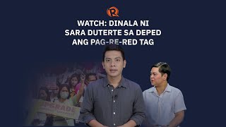 Sara Duterte brings red-tagging to DepEd