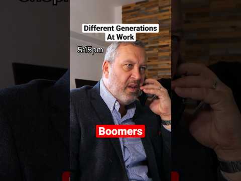 Different Generations At Work😂 Boomers Vs Gen Z