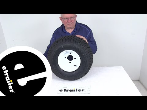 etrailer | Checking Out the Kenda 215/60-8 Bias Trailer Tire with 8" White Wheel