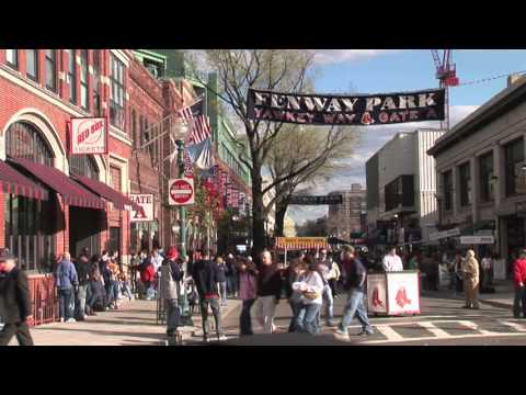 Fenway Park 4 Yawkey Way Gate A Entrance Banner for Boston Red Sox Major League Baseball Team Fans