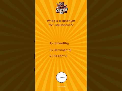 Synonyms Quiz : Boost Your Vocabulary Test Yourself! #brainteaser #vocabularyquiz