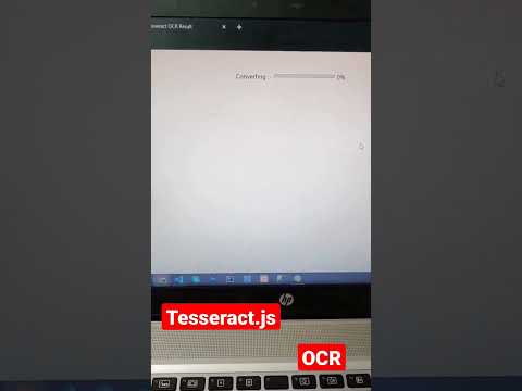 Tesseract js | React js | OCR
